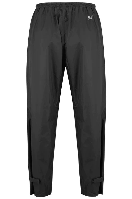 MAC IN A SAC Origin Packable Waterproof Overpants Black | Unisex | Run ...
